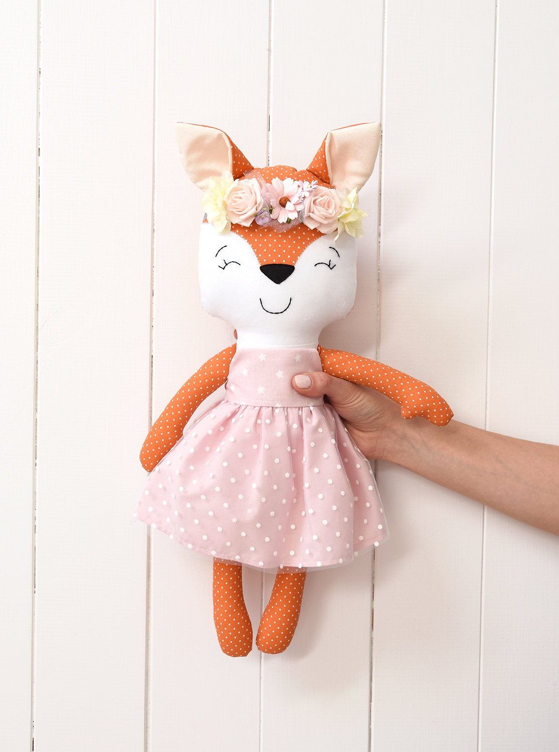 Fox Doll Fox Baby Shower Fox Toy Fox Nursery Decor Girl | Etsy