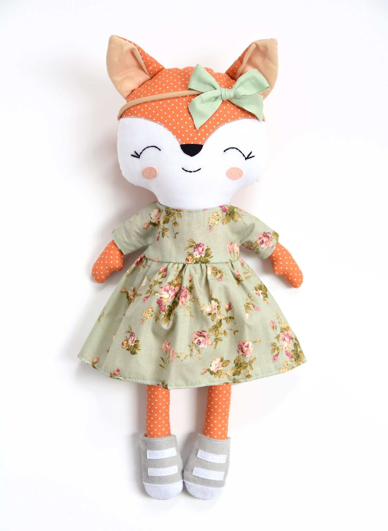 Heirloom Doll Fox Stuffed Fox Baby Shower Fox Toy Fox Nursery | Etsy