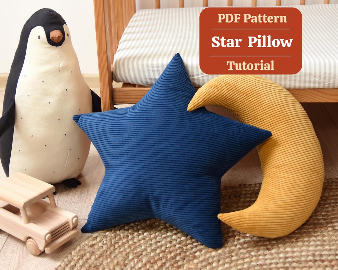 Star Pillow Sewing Pattern: Easy Kids Cushion Template (PDF Pattern) - Etsy