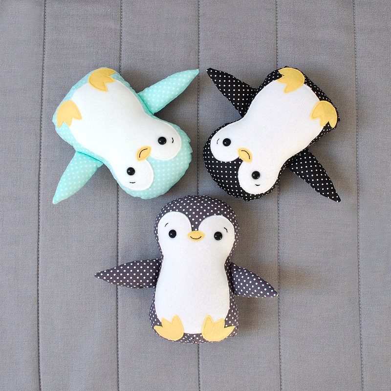 Penguin Soft Toy - Etsy
