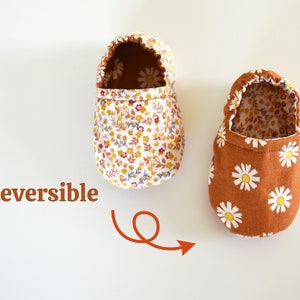 Baby and Toddler Shoes Sewing Pattern, Slippers Sewing Pattern, Newborn ...