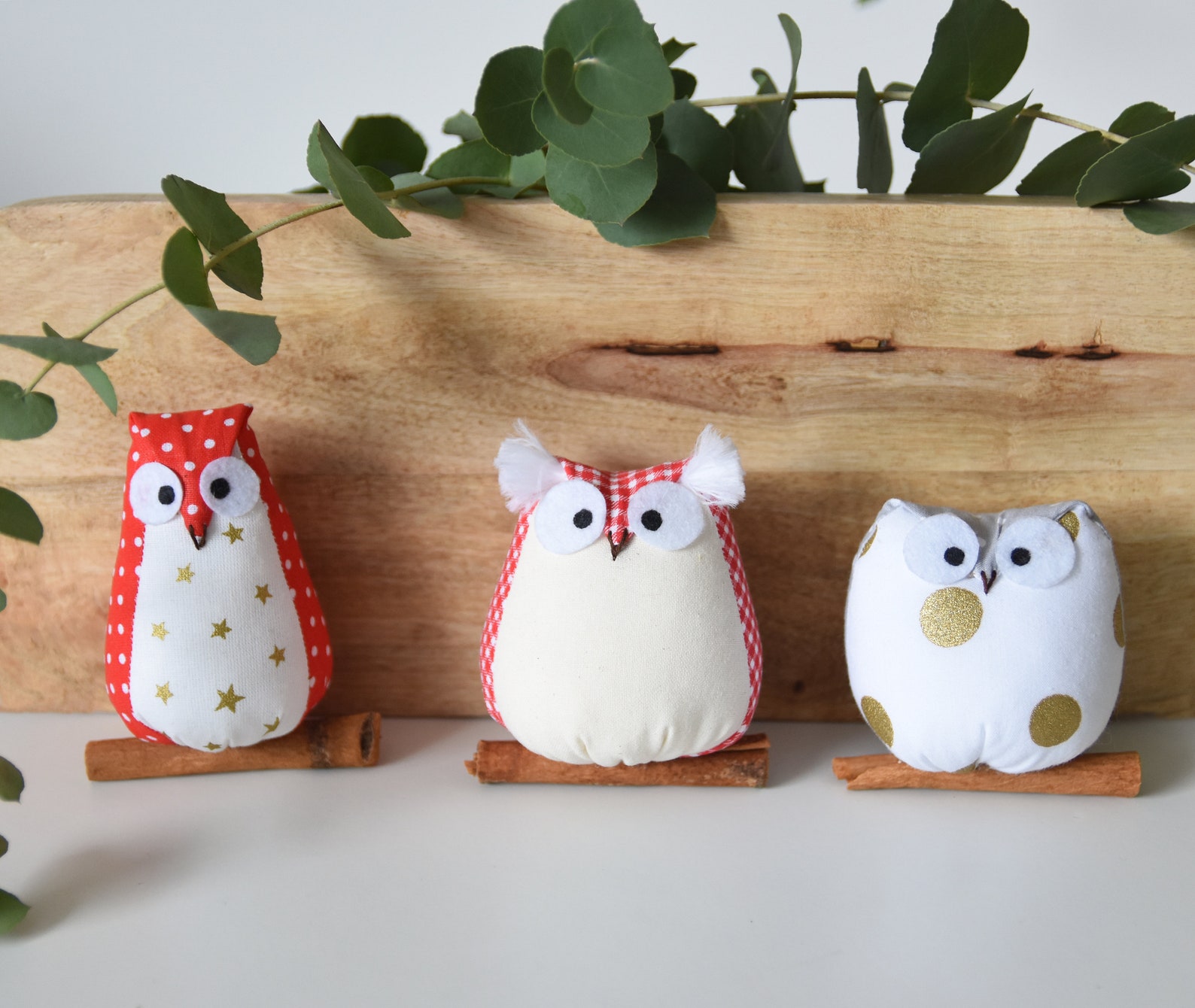 Bird Sewing Pattern Owl Template Ornament PDF Pattern Christmas ...