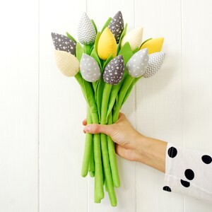 Fabric Tulip Sewing Pattern: Spring Flower Bouquet (PDF Pattern) - Etsy