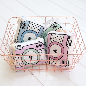 Plush Camera Pillow Pretend Play Camera for Kids Pretend Camera Strap ...