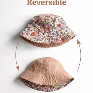 Reversible Bucket Hat Sewing Pattern: 14 Sizes, Beginner Friendly (PDF Pattern) - Etsy