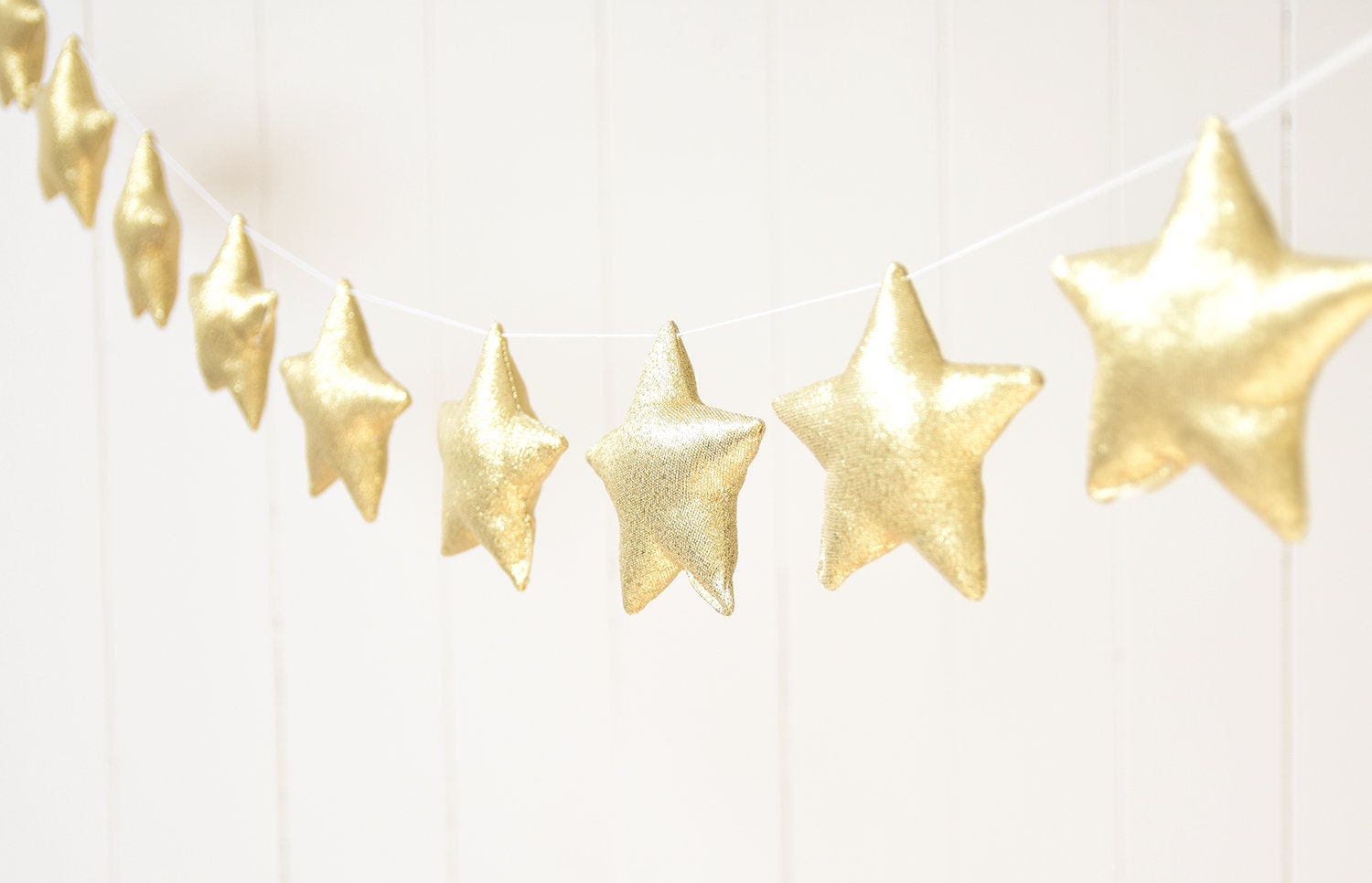 Star Garland Nursery Decor Gold Star Garland Gold Boy Nursery - Etsy