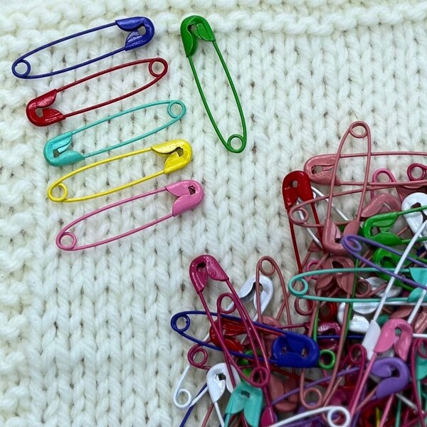 Colored Safety Pins - Etsy
