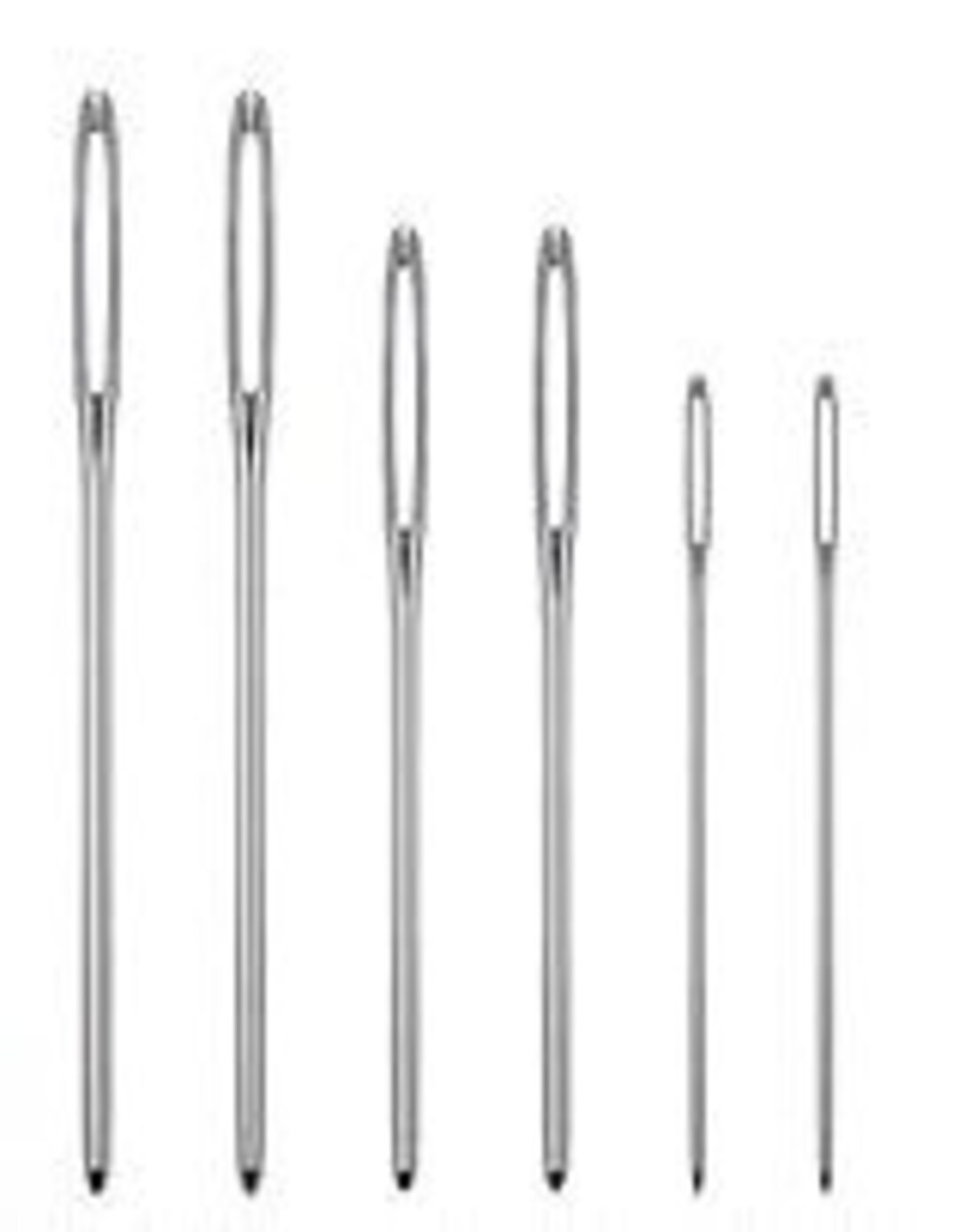 Tapestry Darning Needles, set of 3 Large Eye Aluminium Sewing Needle ...