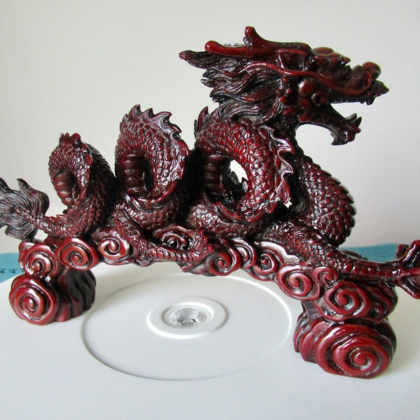 Red Resin Chinese Dragon - Etsy