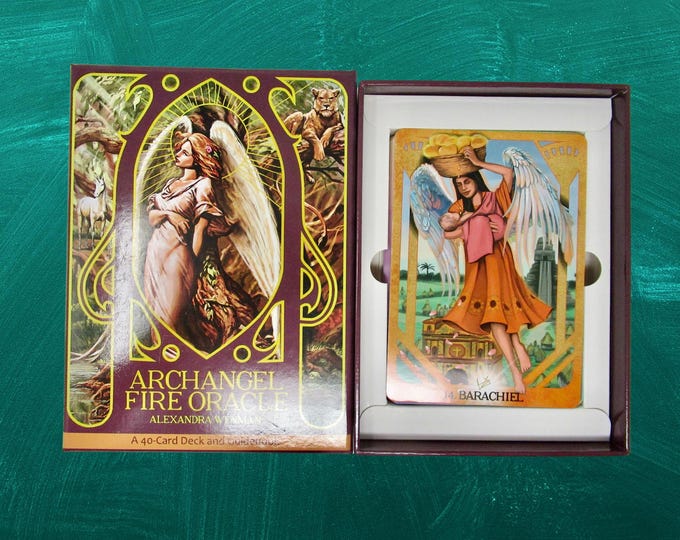 The Archangel Fire Oracle Card Deck by Alexandra Wenman, Angelic ...