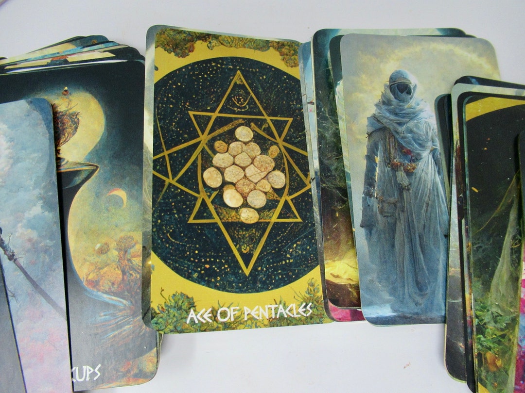 Ethereal Avatar Tarot Oracle Cards Deck, Magical Divination Deck ...