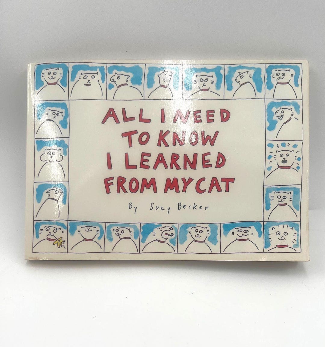 Vintage Cat Cartoon Book, Suzy Becker, 1990 First Edition - Etsy