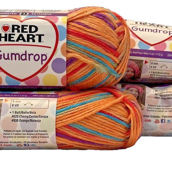 Variegated Red Heart Yarn - Etsy