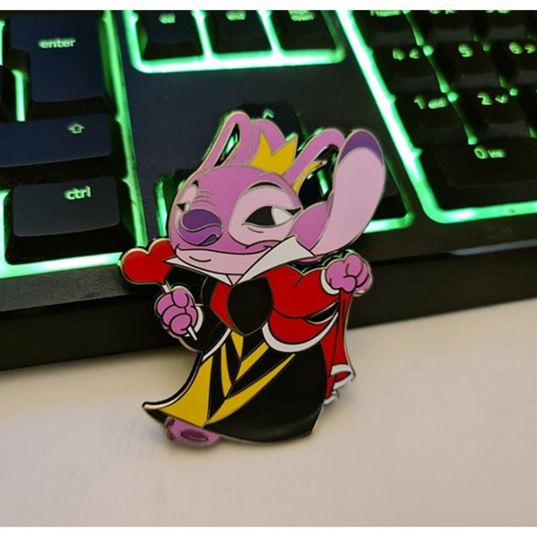 Fantasy Disney Pins - Angel as Queen of Hearts - Etsy