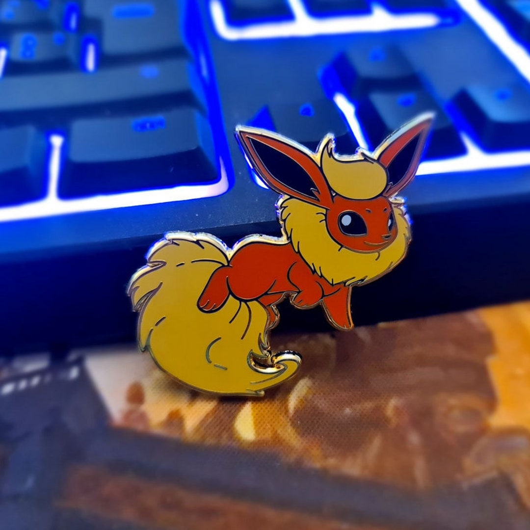 FLAWED Pins Pokémon Flareon/pyroli - Etsy