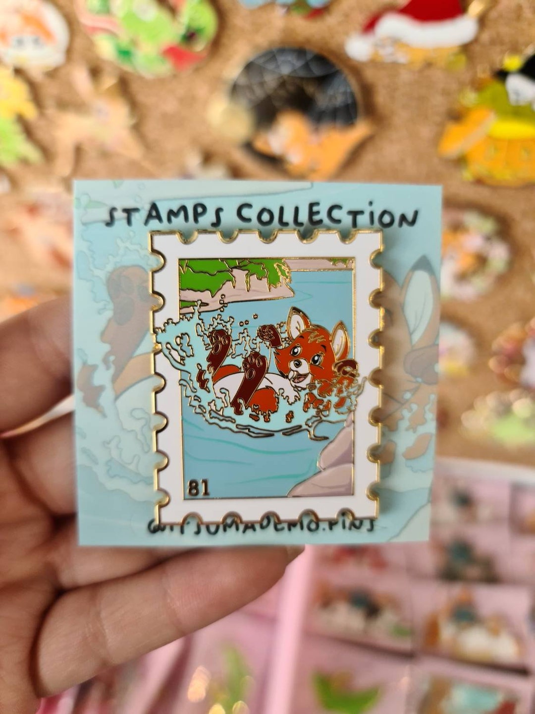 Fantasy Disney Pins - Stamp Collection - Fox/rox - Etsy