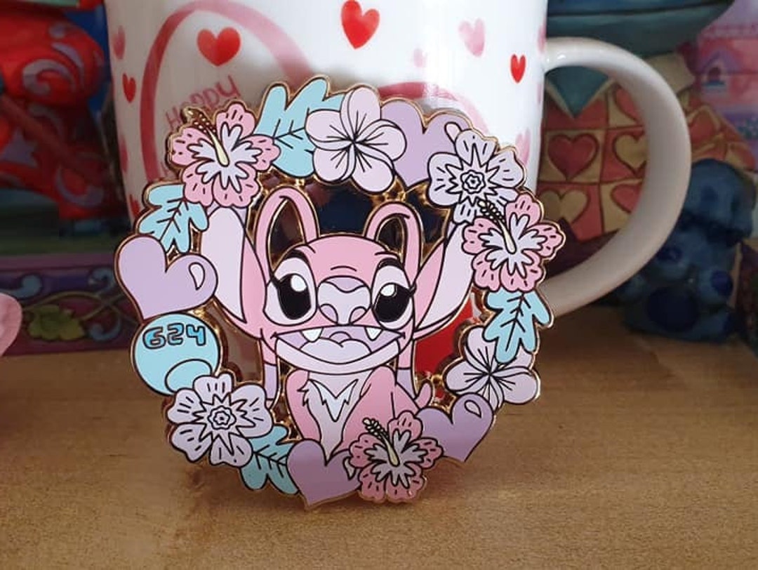 GRADE B Fantasy Disney Pins Angel Pastel Wreath - Etsy