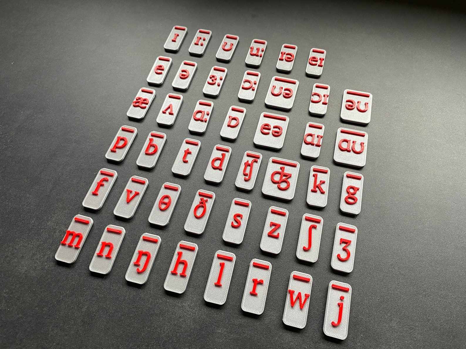 3D Phonetic Alphabet Tool for Your ESL Classroom - Digital File (.stl ...