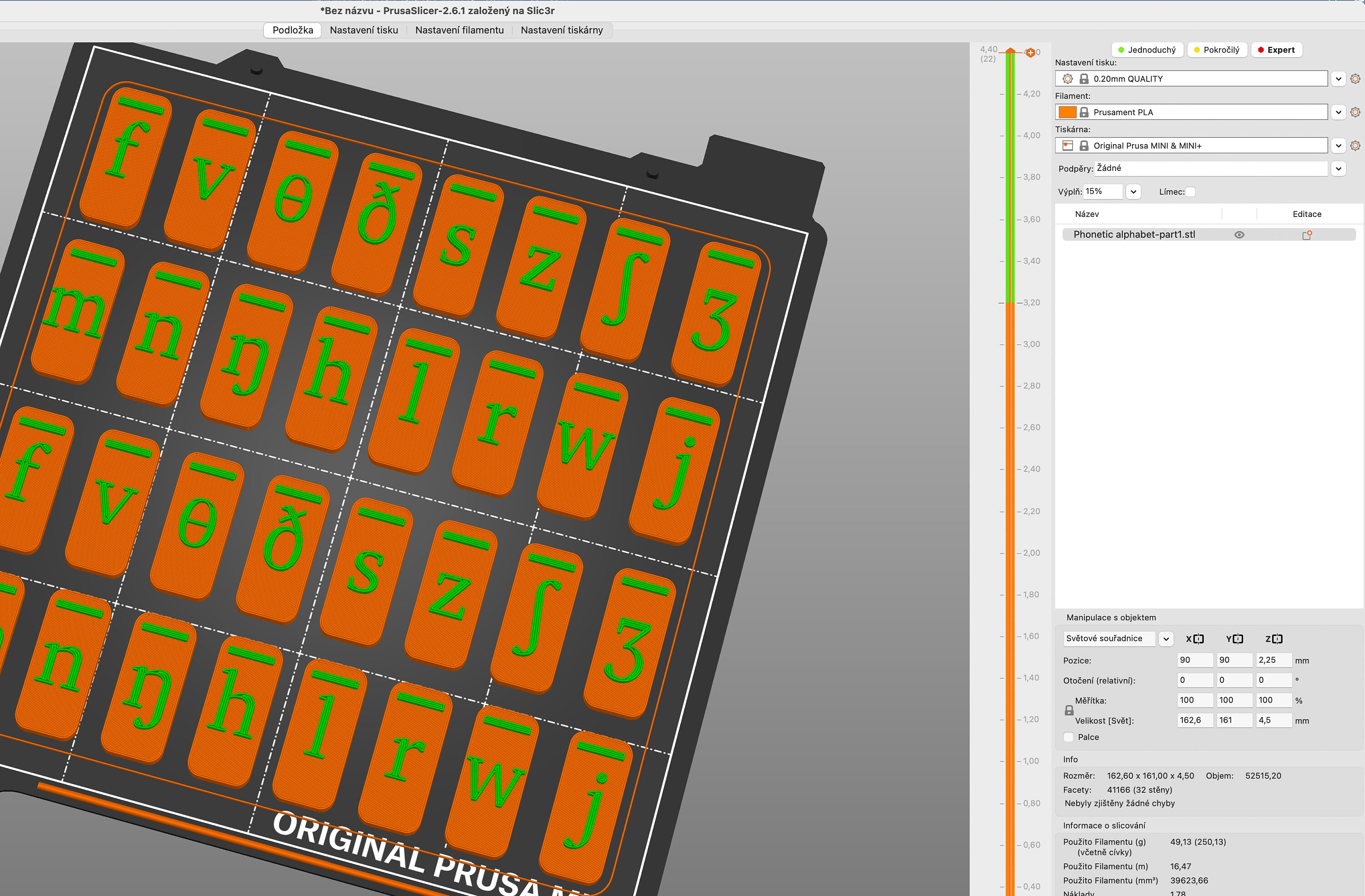 3D Phonetic Alphabet Tool for Your ESL Classroom - Digital File (.stl ...