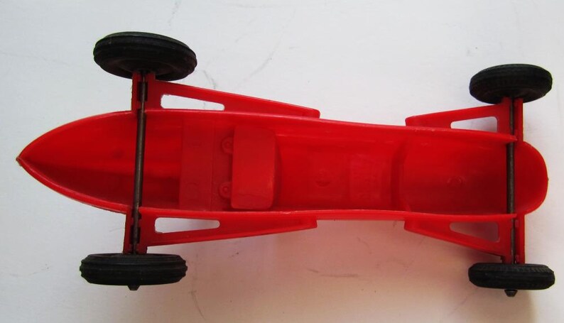 1950s Vintage Toy 500 Special Race Car Processed Plastics Co. Red With ...