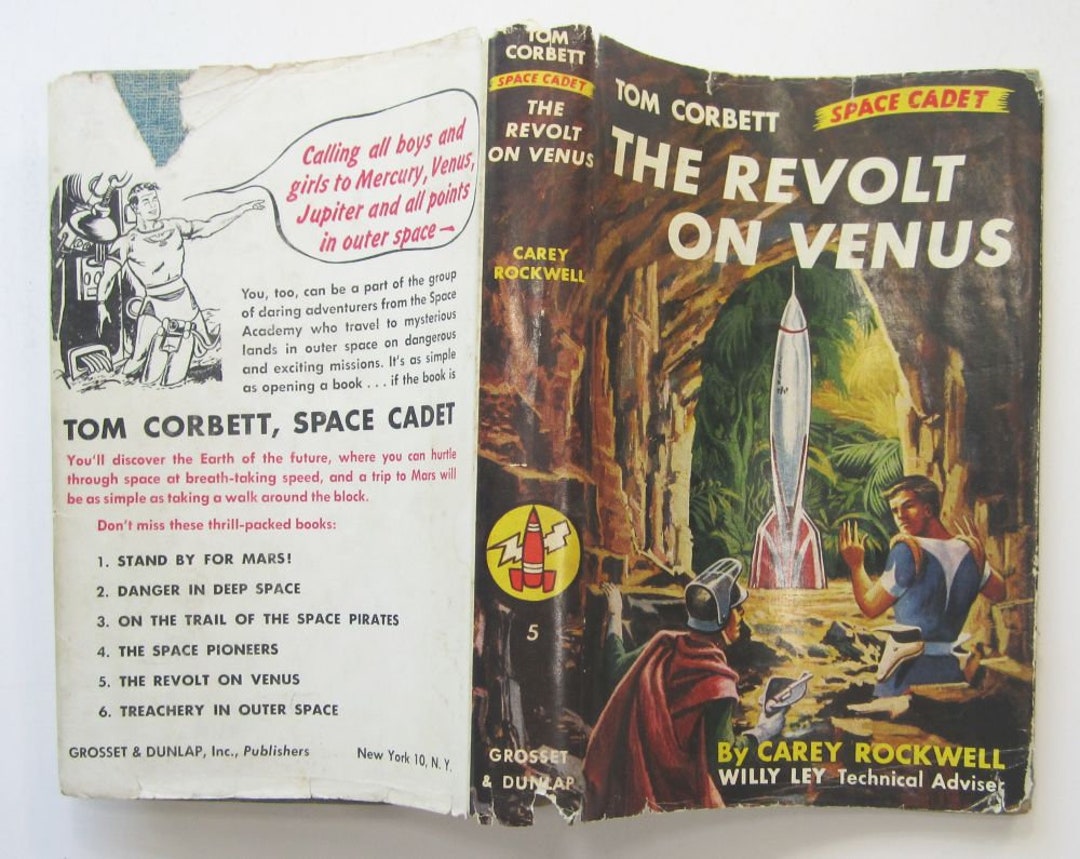 1956 Tom Corbett Space Cadet: the Revolt on Venus Hardcover Book WITH ...