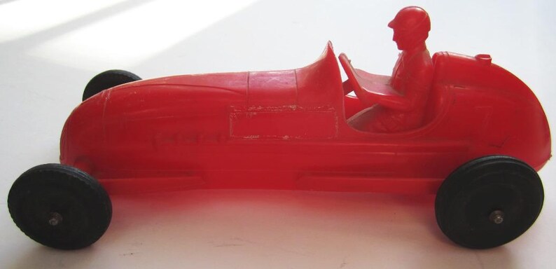 1950s Vintage Toy 500 Special Race Car Processed Plastics Co. Red With ...
