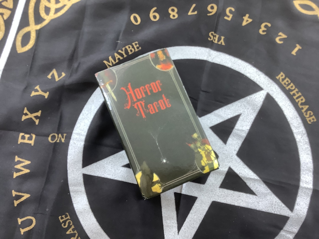 Horror Tarot Card Deck 78 Cards. - Etsy