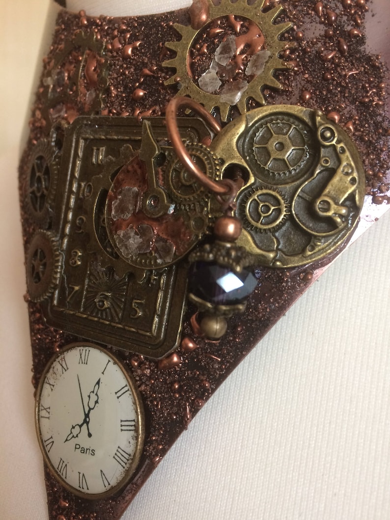 Exploding Time Steampunk Collar - Etsy UK