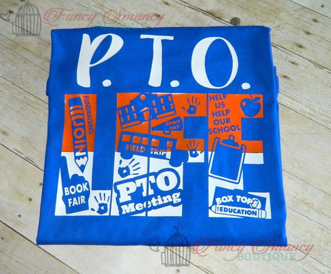 Adult Custom PTO LIFE Shirt School Spirit Mens Womens Ladies Top T ...