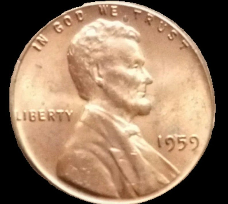 1959 Design Introduction Lincoln Cent AU Condition - Etsy