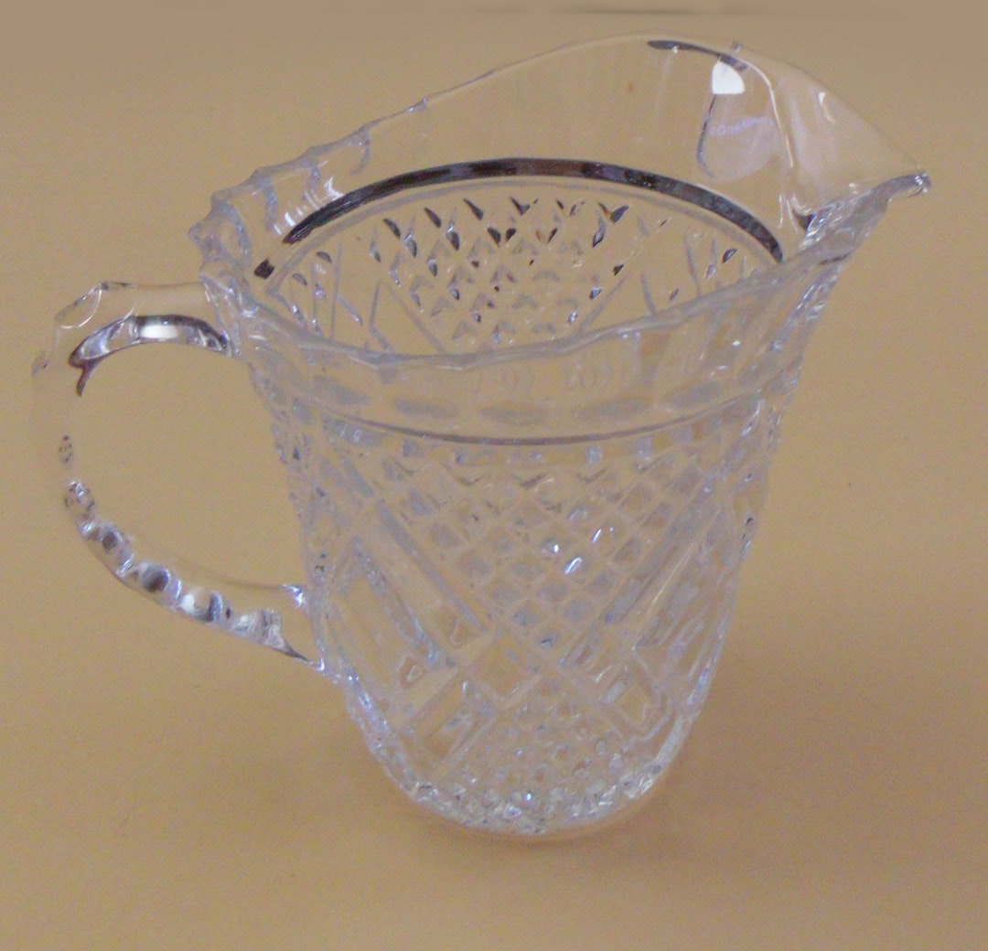 Diamond Design Milk Pitcher - Etsy