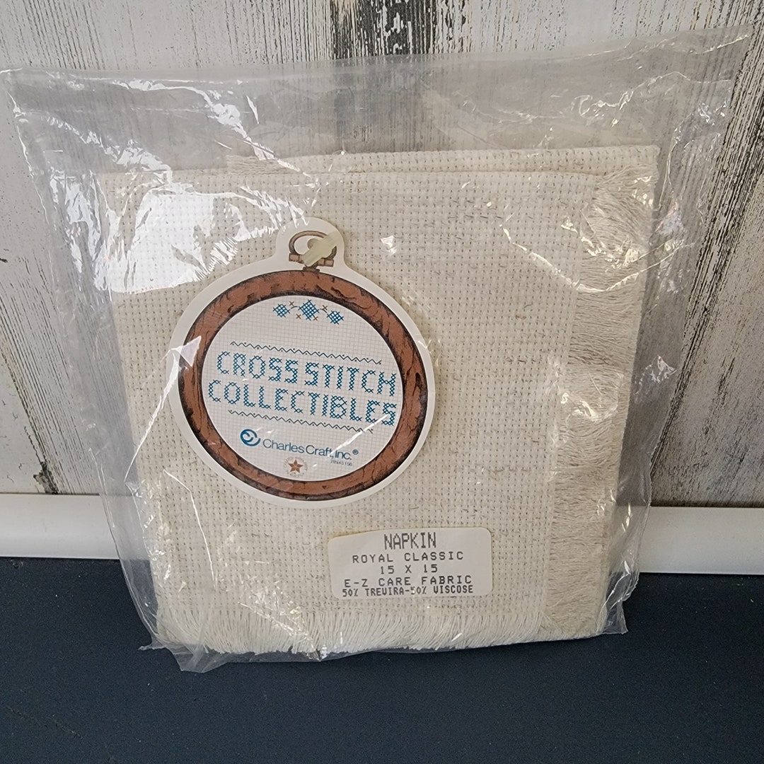 Charles Craft Cross Stitch Collectibles Royal Classic Napkin - Etsy