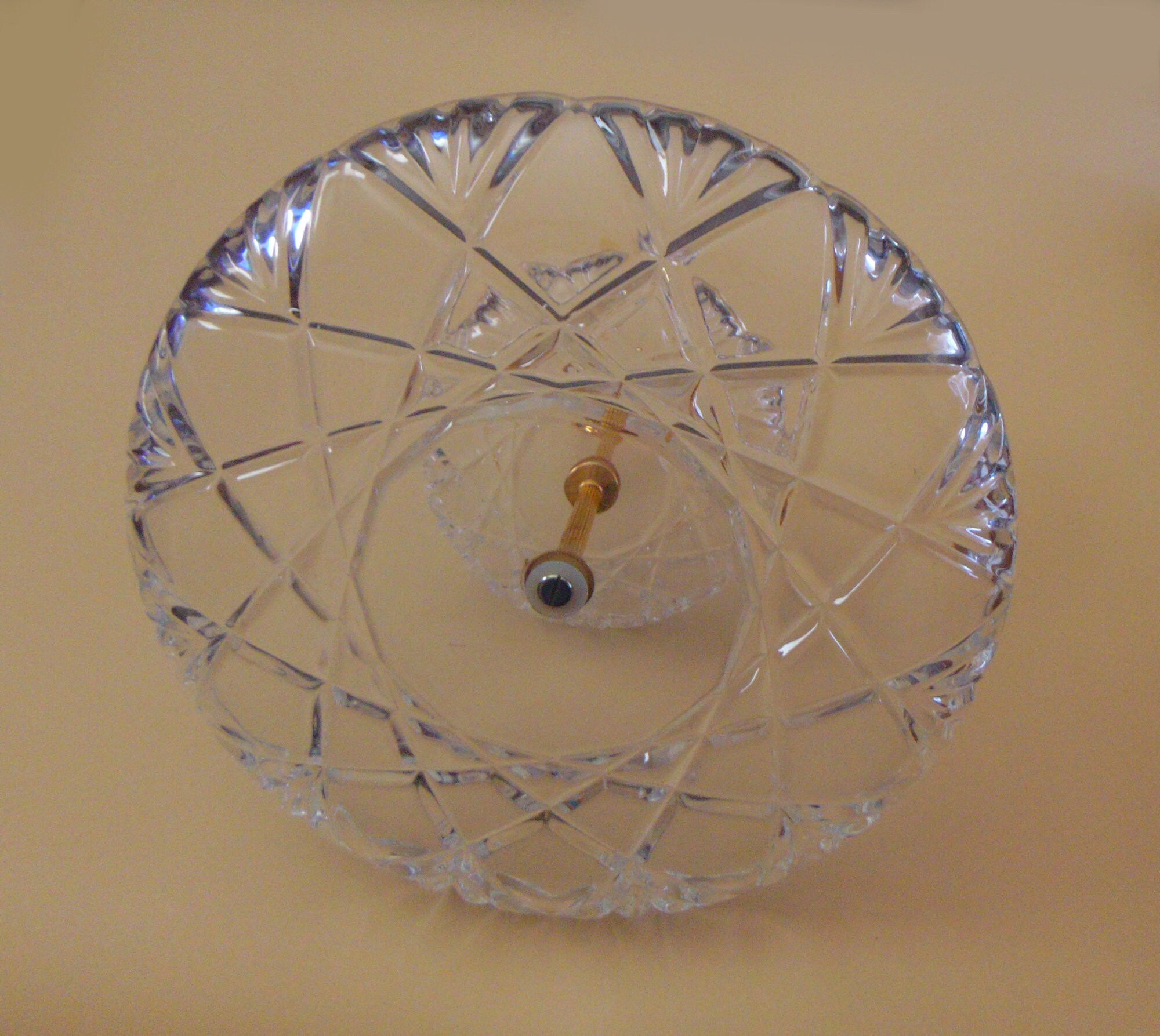 Lovely 2 Tier Glass Serving Tray