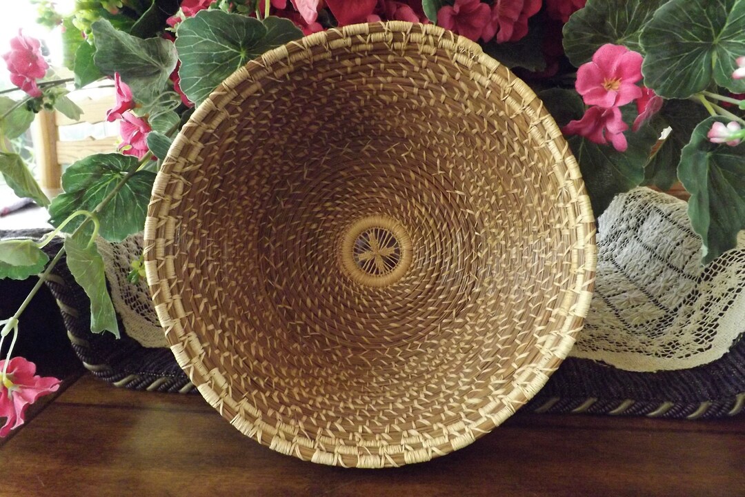 Intricate Master Woven Seagrass Basket With Delicate Detail - Etsy