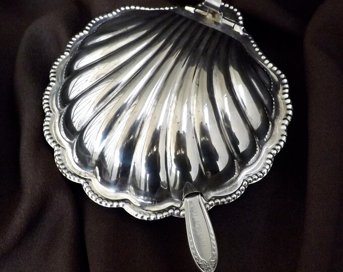 Vintage Covered Butter Dish_shell Dish_caviar Dish_hotel Ware ...
