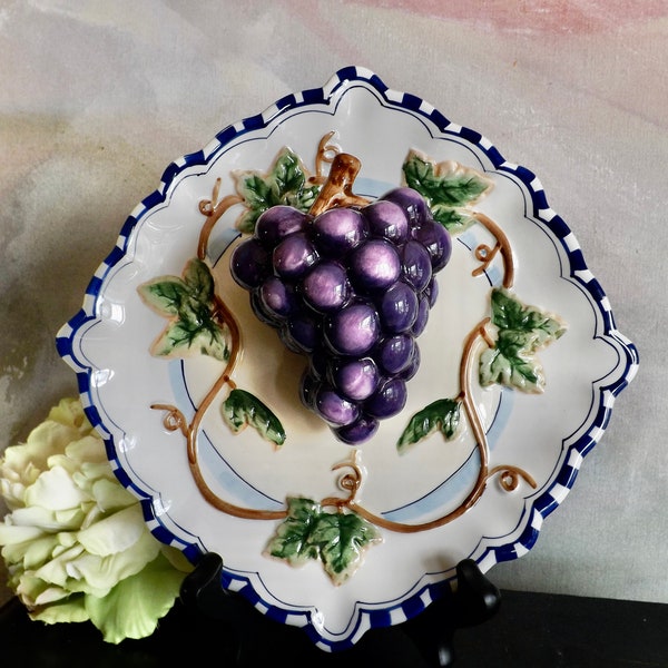 Grape Plate - Etsy