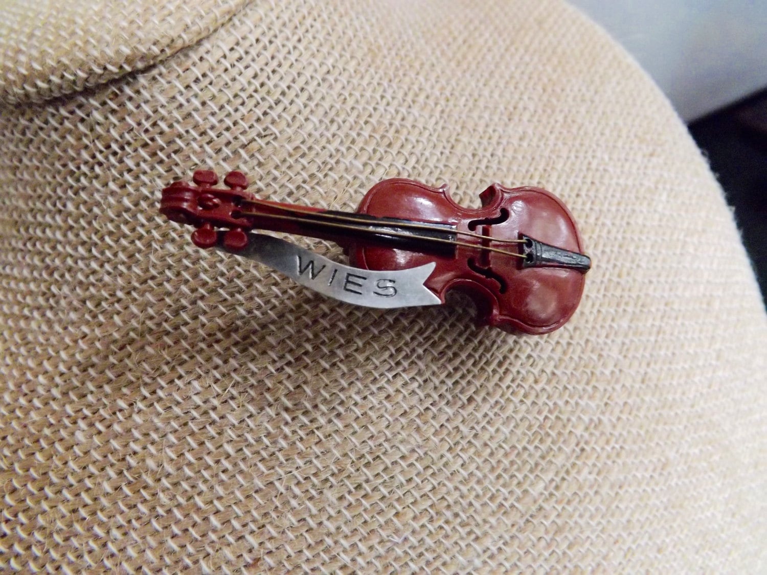Vintage Violin Pin Made in Germany One of A Kind 1930_antique - Etsy