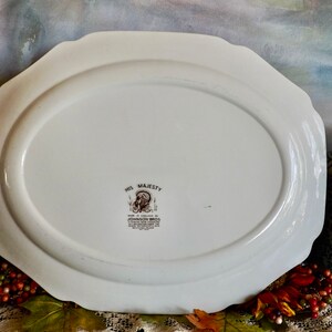 Vintage His Majesty Johnson Brothers 20 Turkey Platter 1950s ...