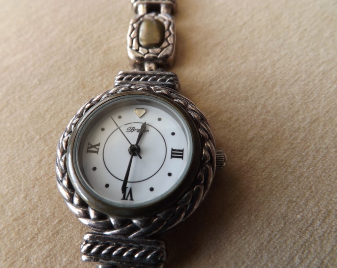 Brighton Nantucket Watch Toggle Closure Gold and Silver Ladies Watch ...
