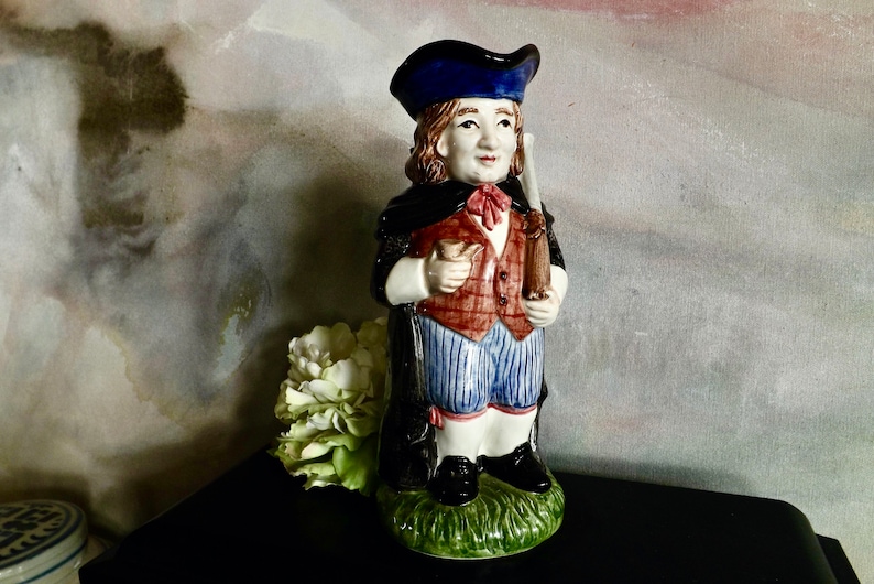 Vintage Toby Pitcher by Fitz & Floyd Pilgrim Man_majolica | Etsy