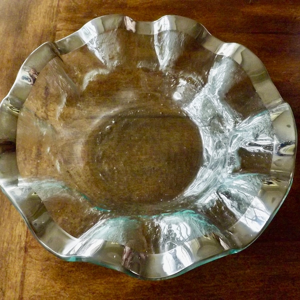 Signed Art Glass Bowl - Etsy