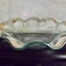 Annie Glass Ruffle 10 Platinum Bowl_signed Art Glass Bowl Clear With ...