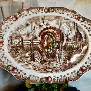 Vintage His Majesty Johnson Brothers 20 Turkey Platter 1950s ...