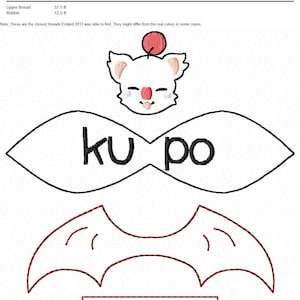 DIGITAL FILE Very Helpful Creature From Final Fantasy Inspired 3D Felt ...