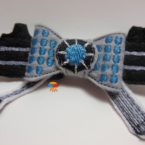 DIGITAL FILE Tentacle Alien Exterminate Inspired 3D Felt Bow 4x4 5x7 ...