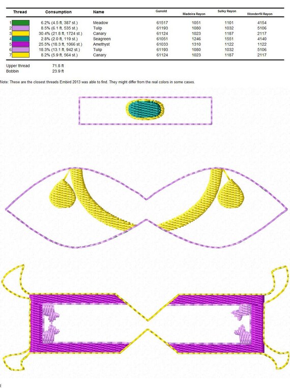 DIGITAL FILE Arabian Princess Inspired 3D Felt Bow 4x4 5x7 | Etsy