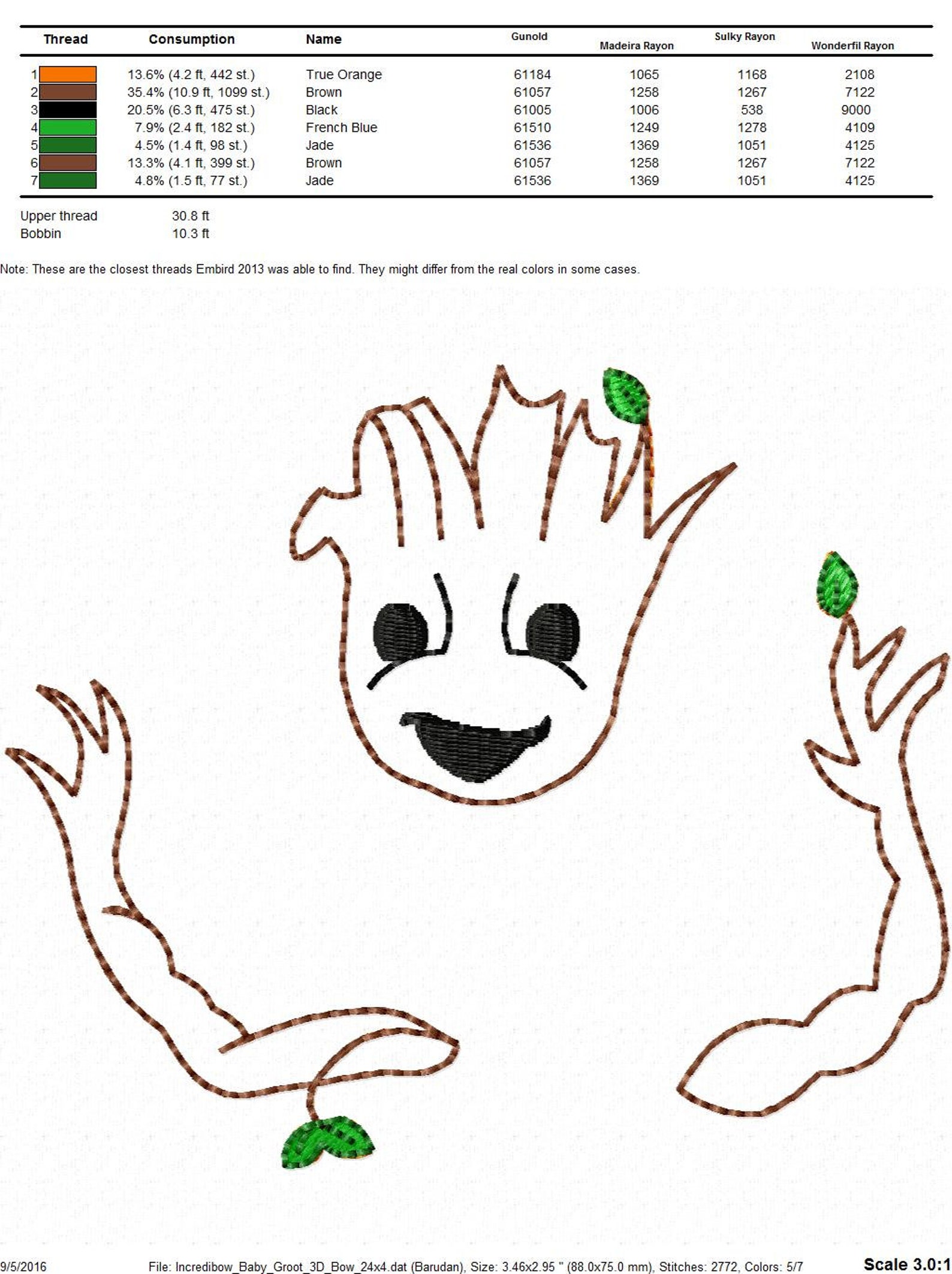 DIGITAL FILE I Am Gr...eat Dancing Baby Tree hero 3D Felt Bow | Etsy