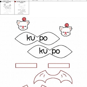 DIGITAL FILE Very Helpful Creature From Final Fantasy Inspired 3D Felt ...