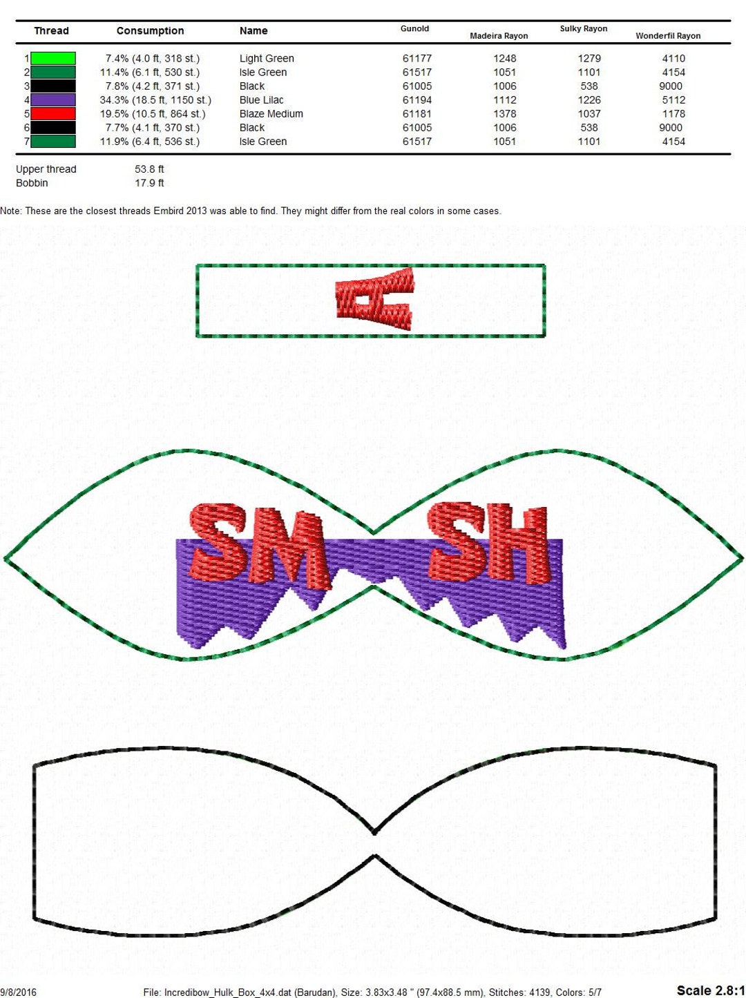 DIGITAL FILE Green Monster Hero Inspired 3D Felt Bow 4x4 5x7 6x10 ...