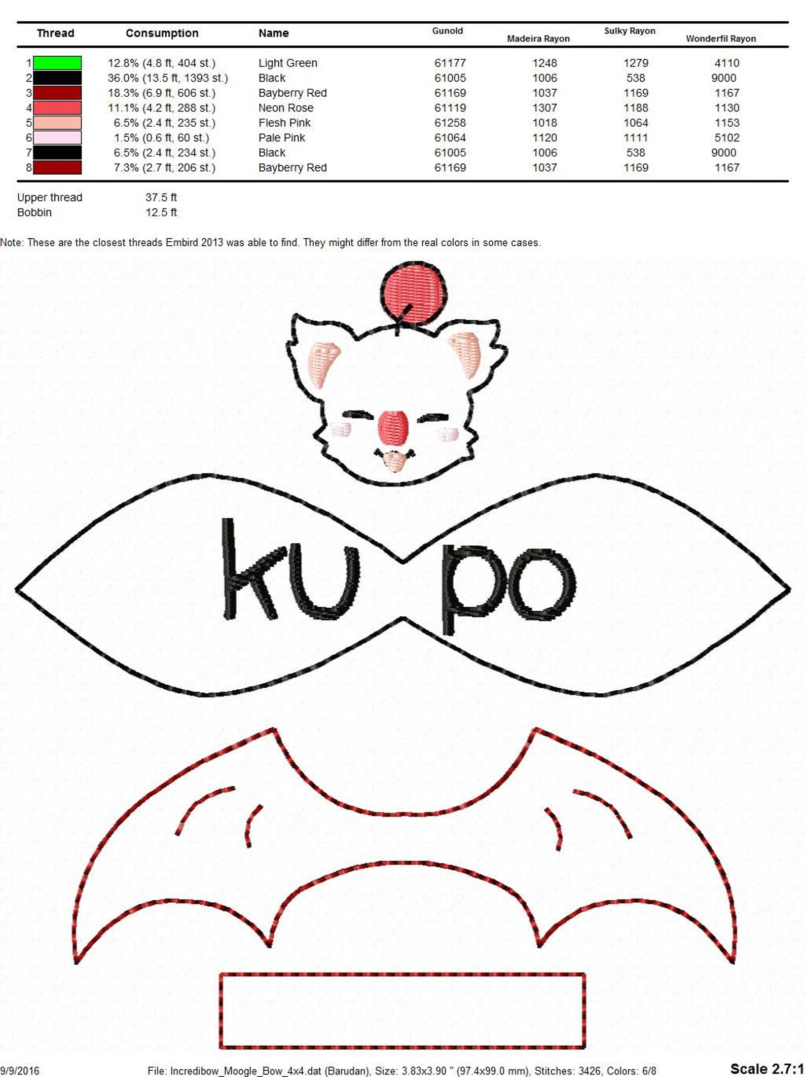 DIGITAL FILE Very Helpful Creature From Final Fantasy Inspired 3D Felt ...